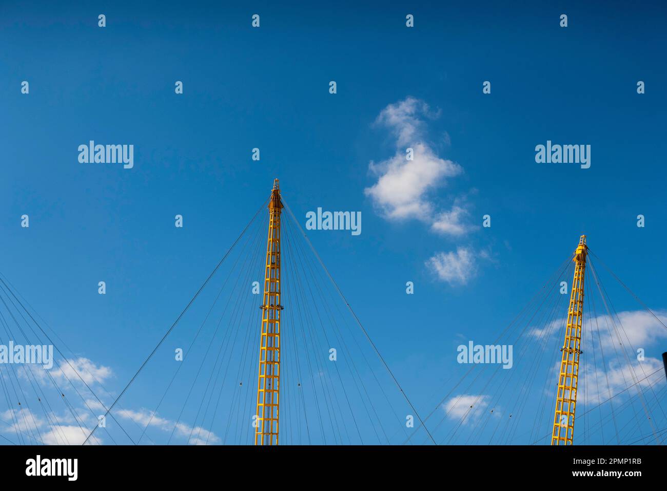 Detail shot of the O2 London Stock Photo - Alamy