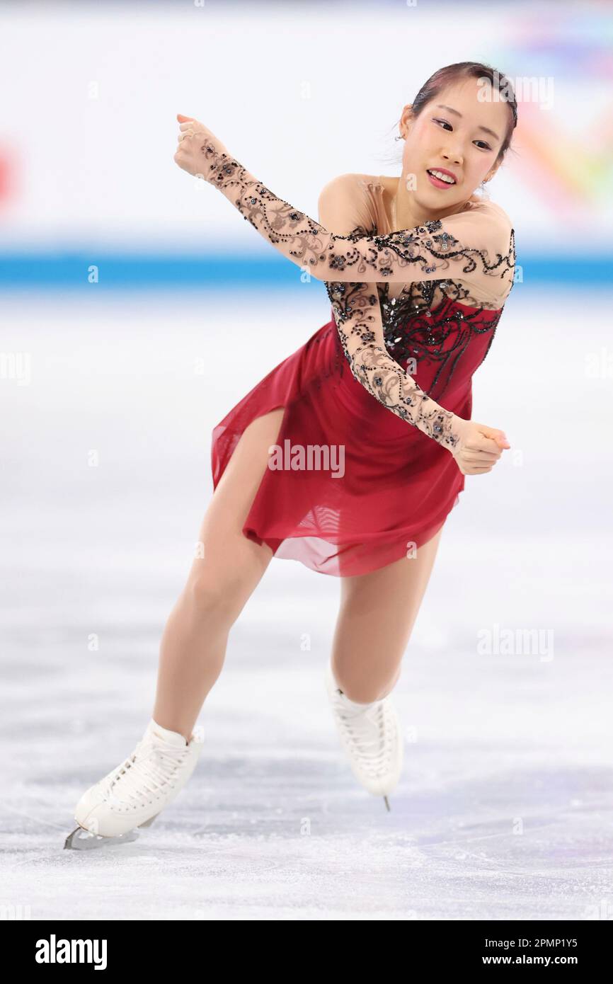 Mai Mihara of Japan performs during wonen's free skating of ISU World ...