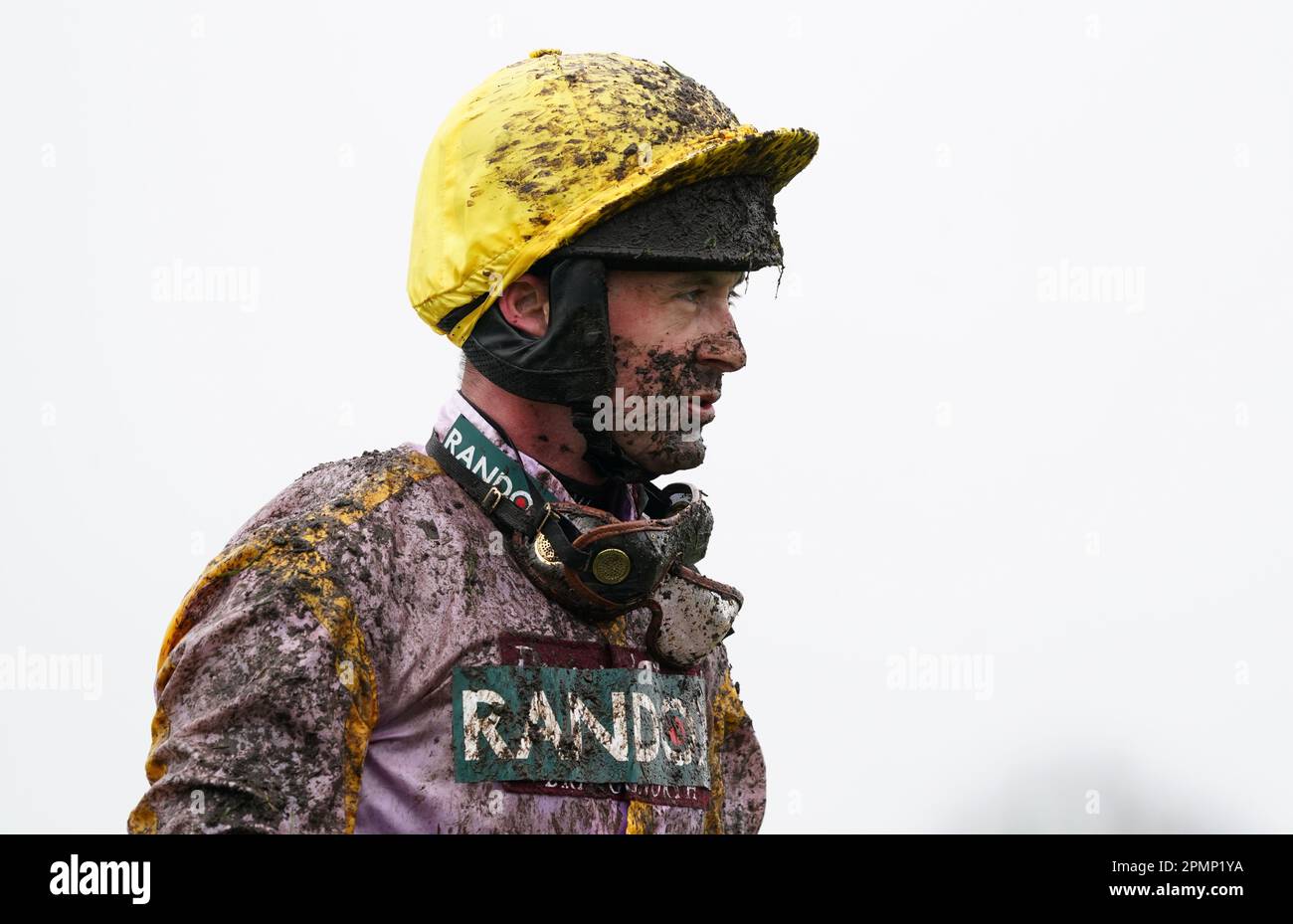 A muddy Nico de Boinville after placing third in the Poundland Top ...