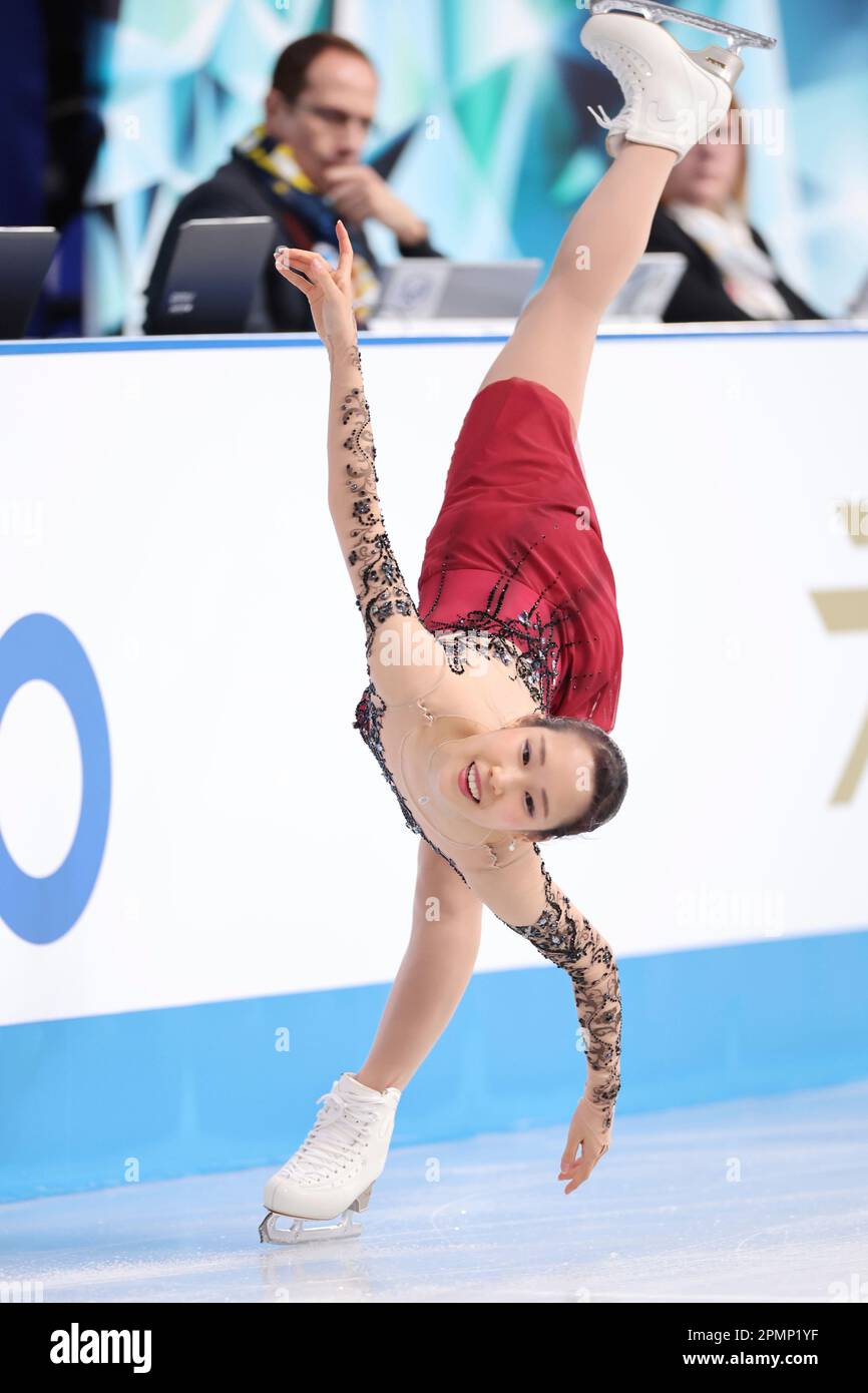 Mai Mihara of Japan performs during wonen's free skating of ISU World ...