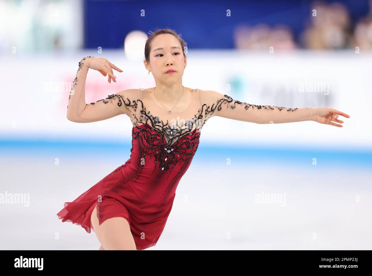Mai Mihara of Japan performs during wonen's free skating of ISU World ...