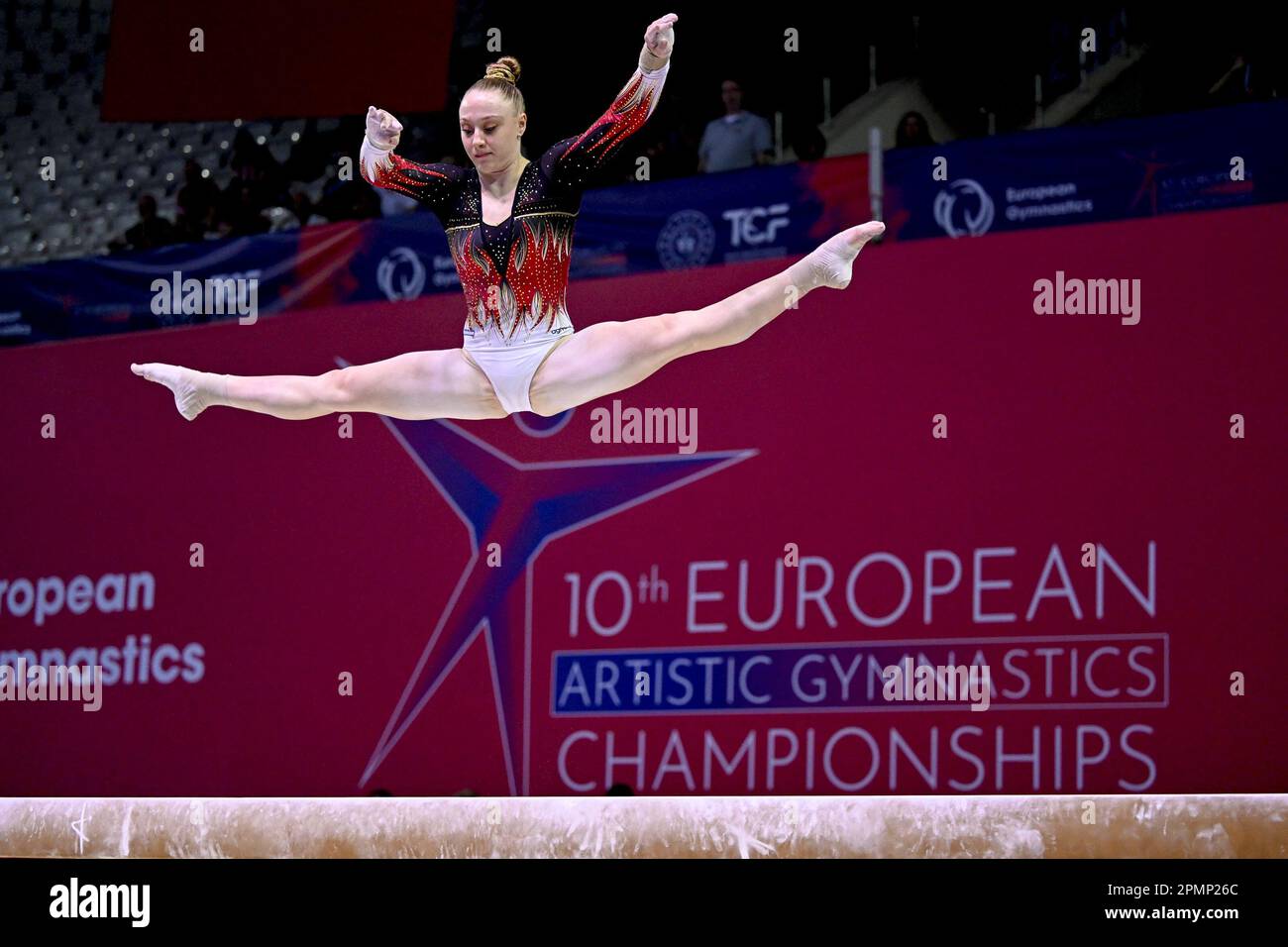 Antalya, Turkey. 14th Apr, 2023. Belgian Lisa Vaelen pictured in action ...