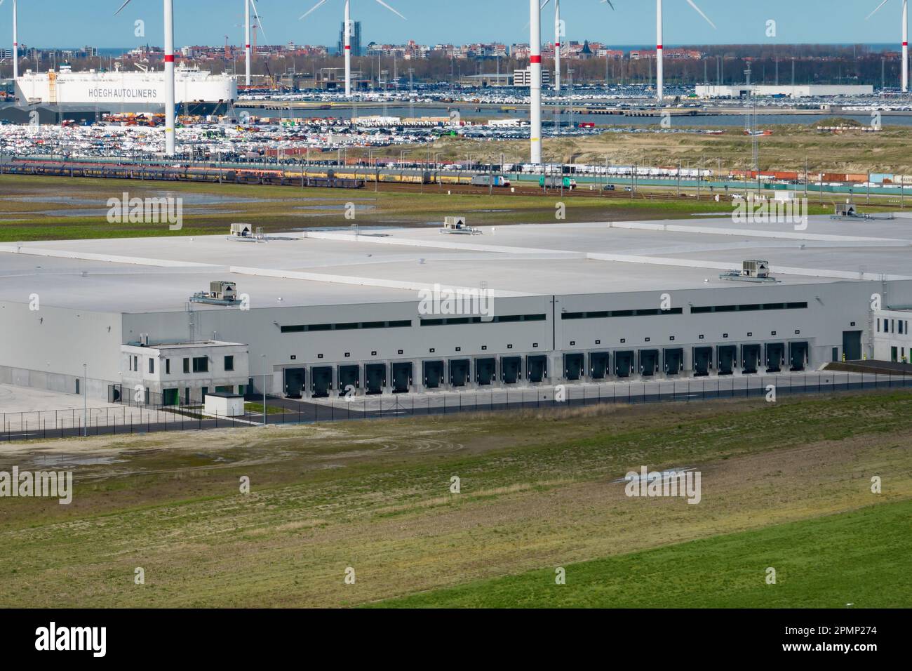 Illustration picture shows the Port of Zeebrugge, with the European ...