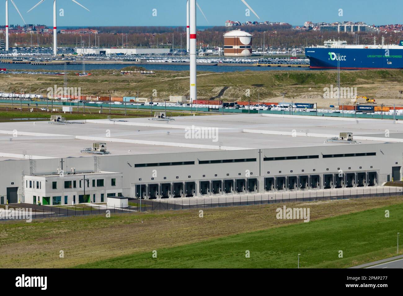 Illustration picture shows the Port of Zeebrugge, with the European ...