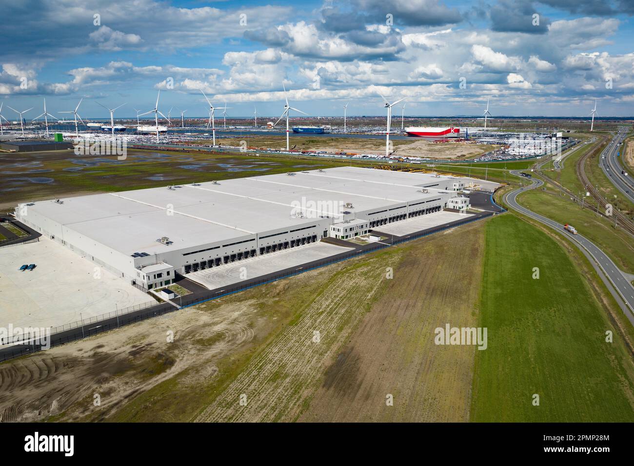 Illustration picture shows the Port of Zeebrugge, with the European ...