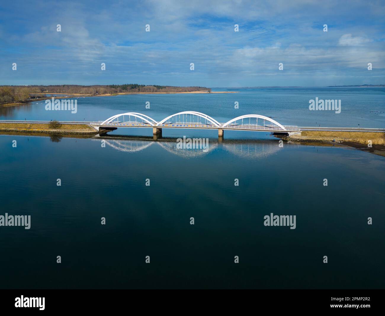 The Munkholm Bridge Denmark connecting Odsherred and Hornsherred ...