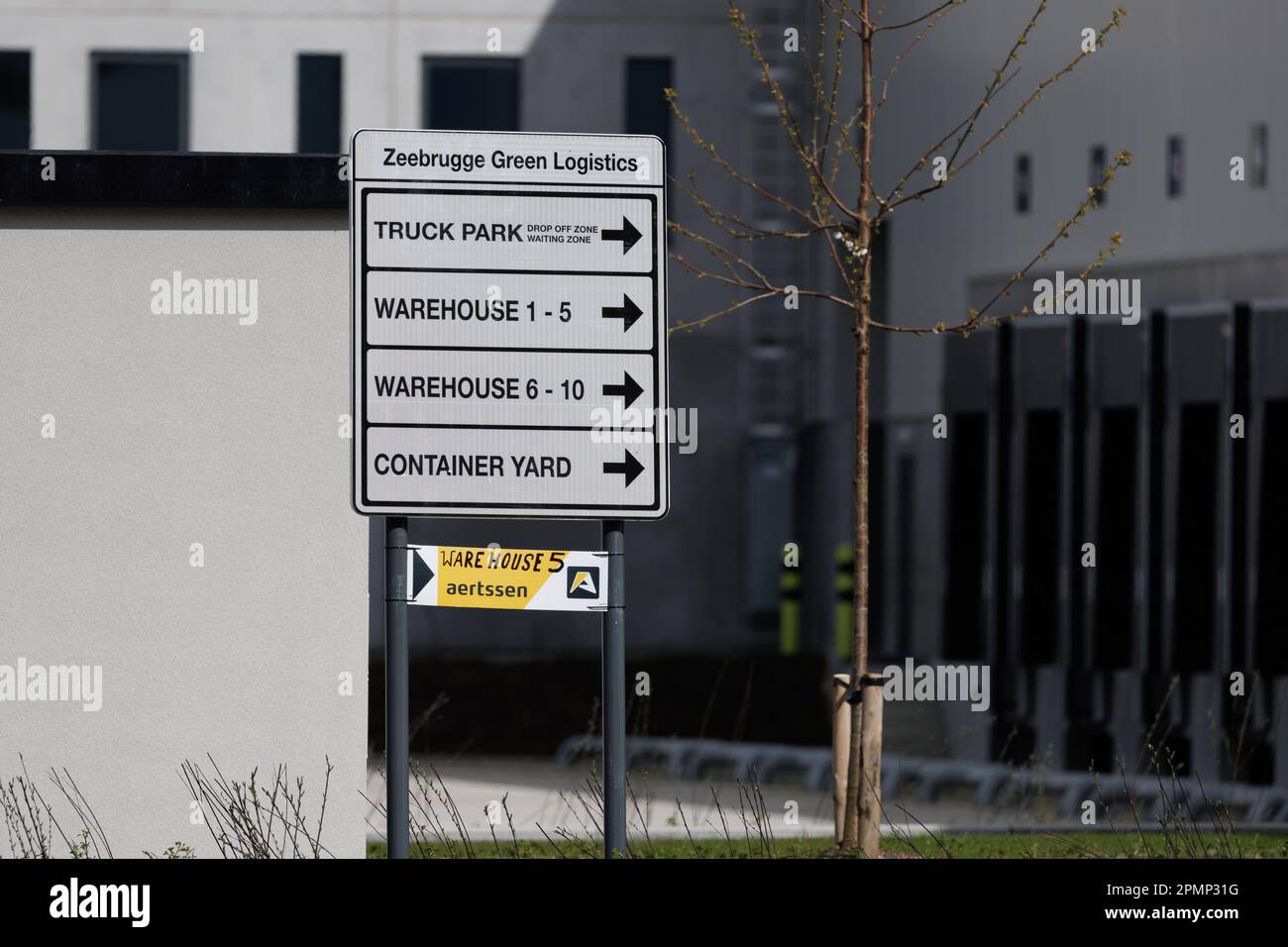 Illustration picture shows the Port of Zeebrugge, with the European ...