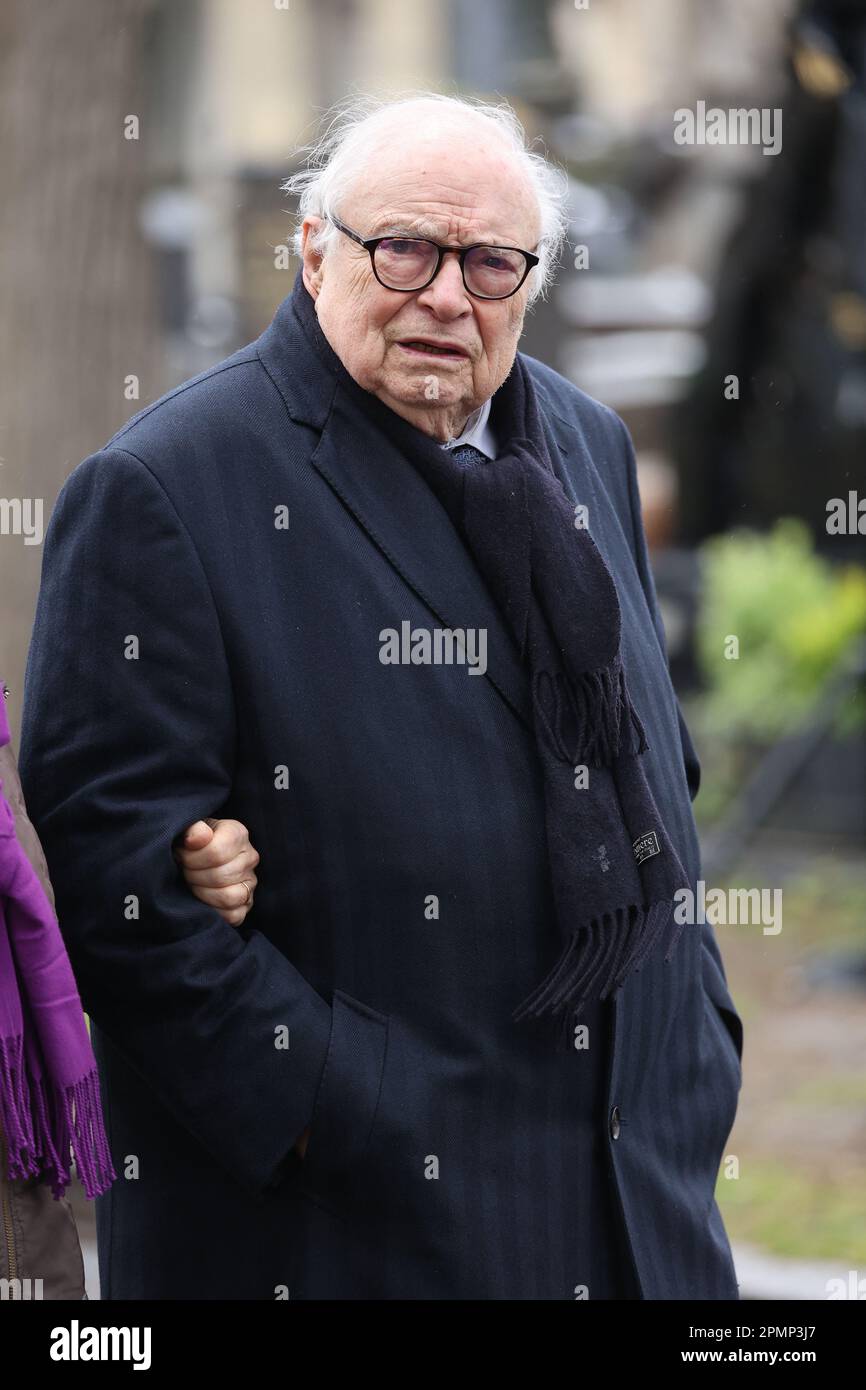 Henri Leclerc during the funeral ceremony of French lawyer Herve Temime ...