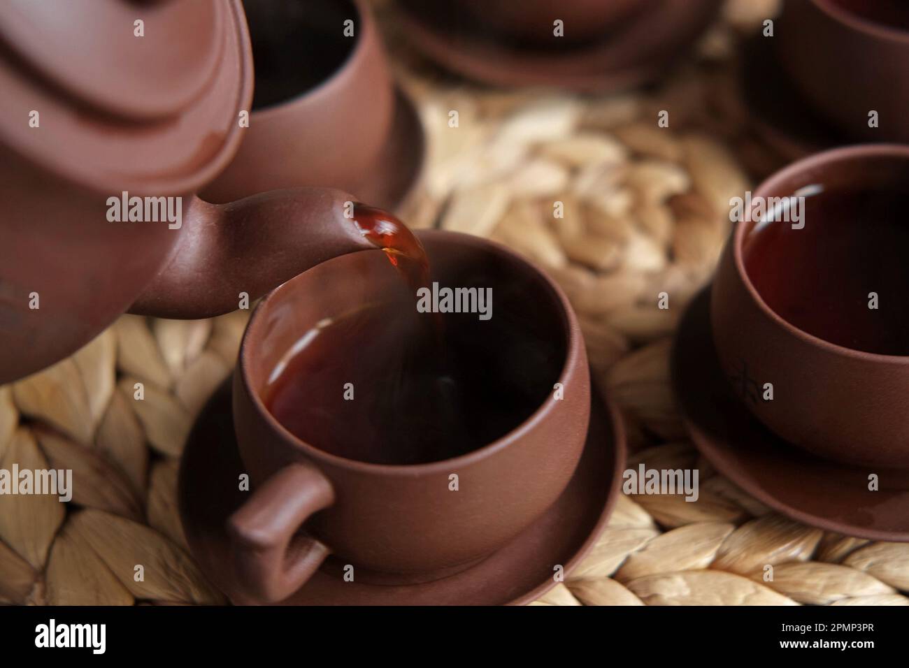 Tea Ceremony. Traditional Asian Tea Utensil, Serving Authentic Set ...