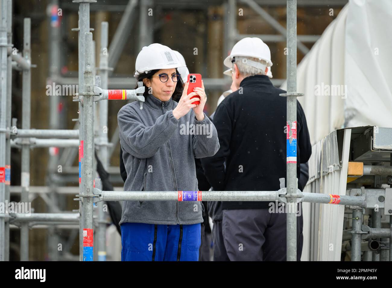 Paris, France. 14th Apr, 2023. Rima Abdul Malak, ministre de la Culture ...