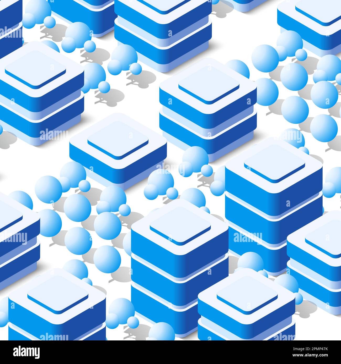 Isometric view of the city. Collection of houses 3D illustration 3d ...