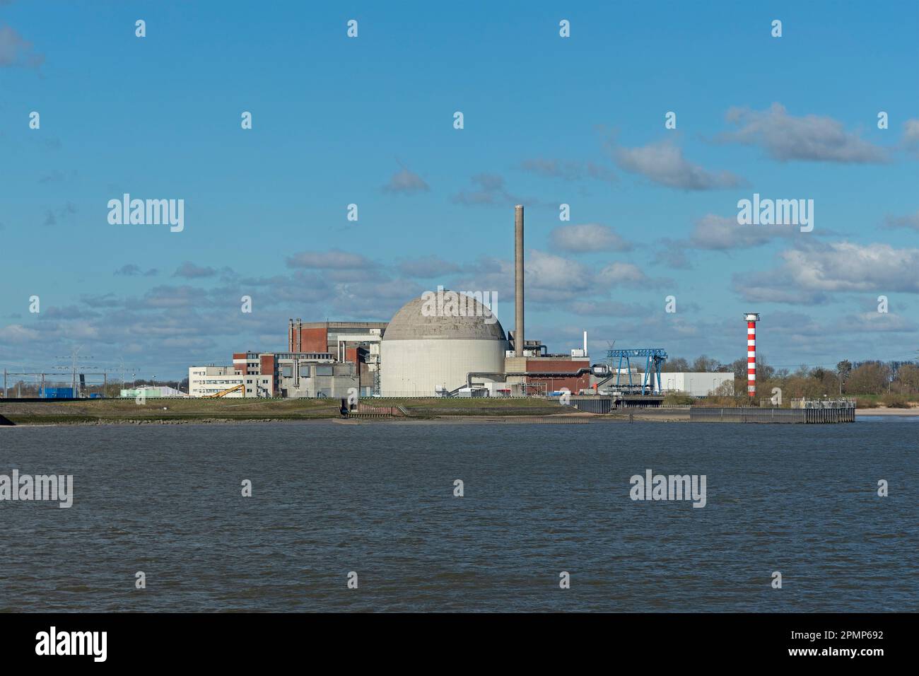 Former Atomic power plant, Stade, Niedersachsen, Germany Stock Photo ...