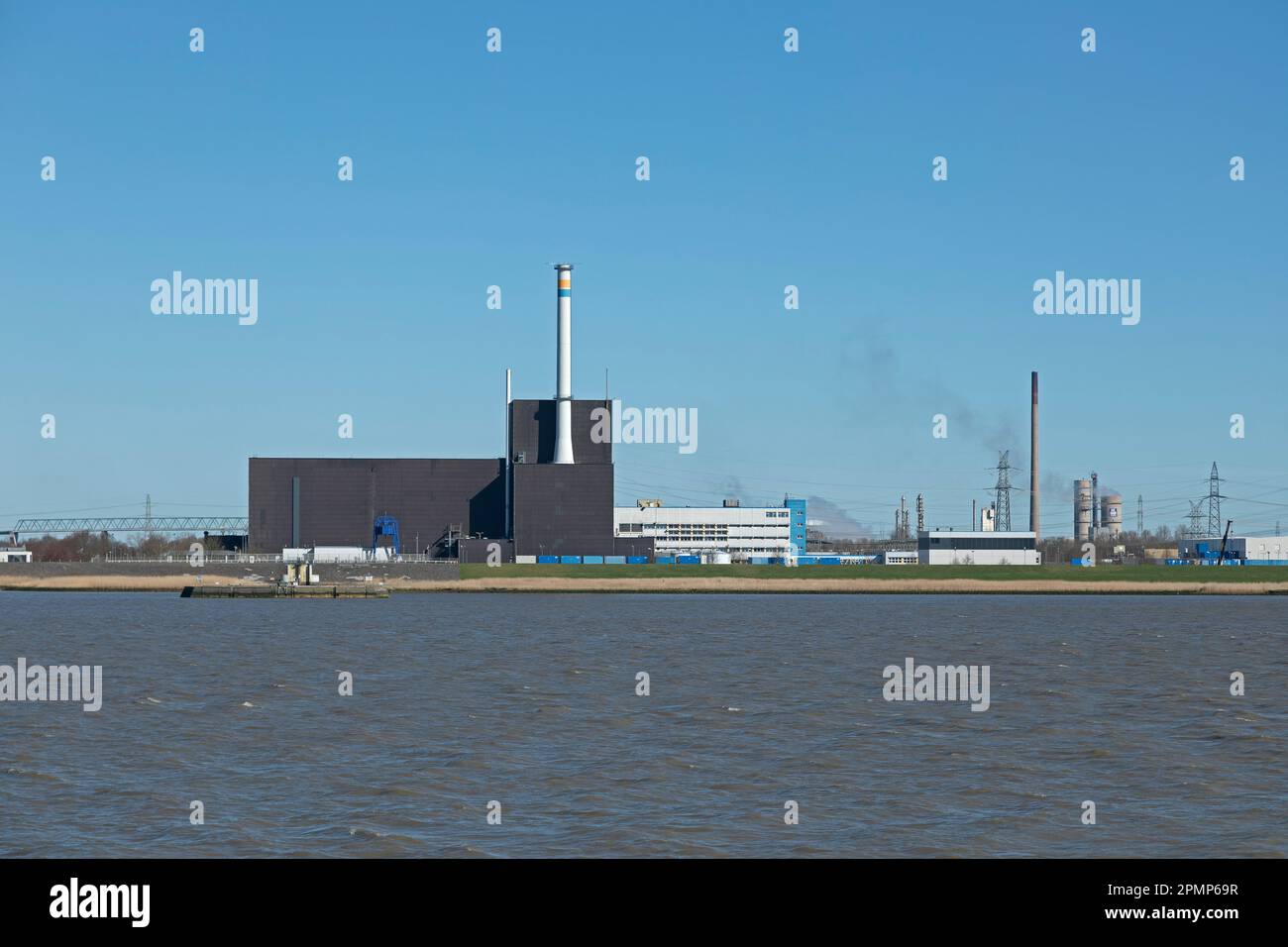 Atomic power plant Brunsbüttel, Schleswig-Holstein, Germany Stock Photo ...