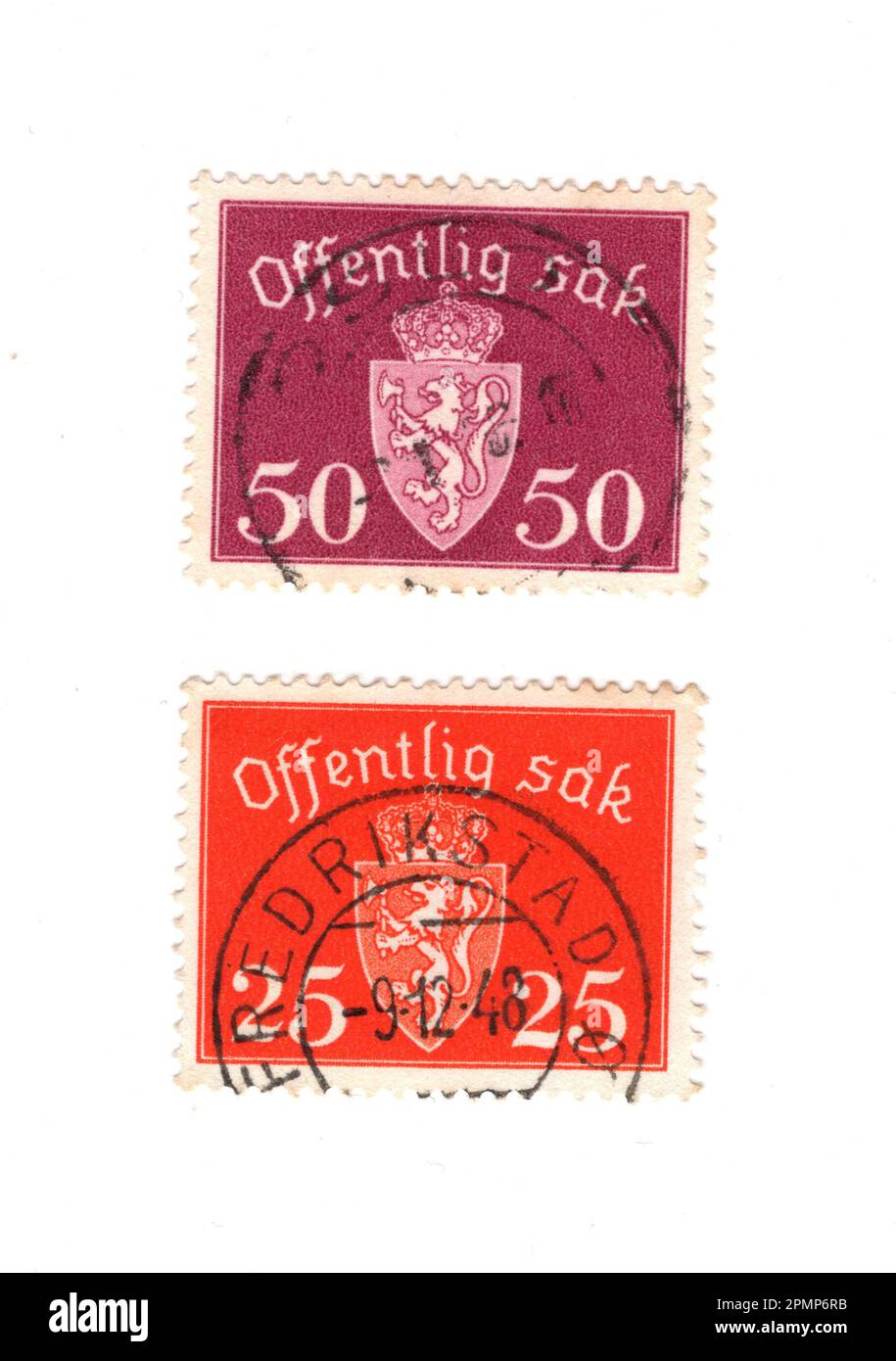 Vintage postage stamps from Germany isolated on a white background ...