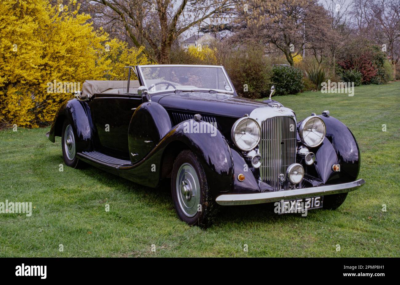Classic Lagonda car Stock Photo - Alamy