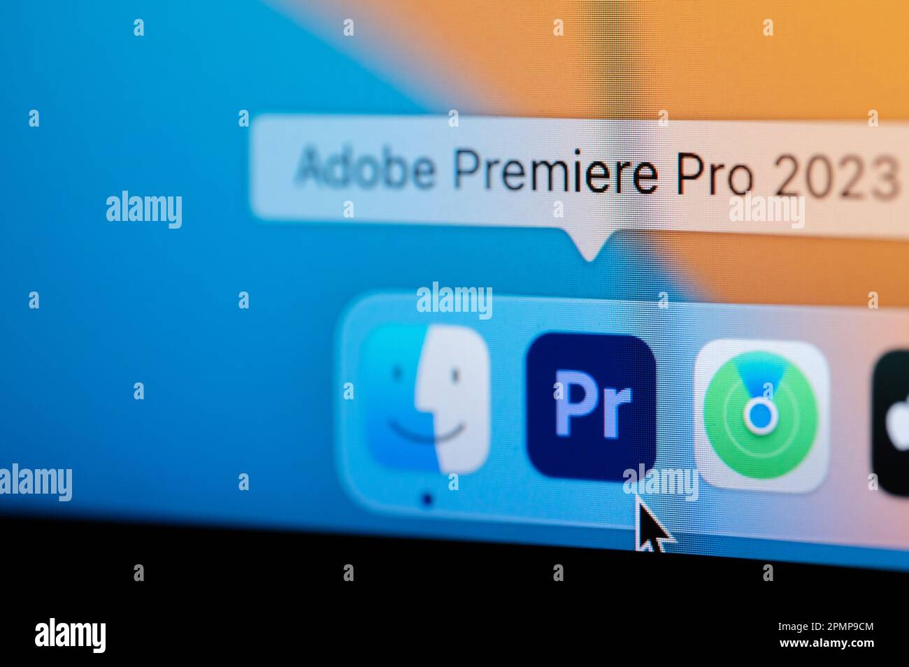 New york, USA - April 12, 2023: Open Adobe Premiere Pro 2023 app in ...
