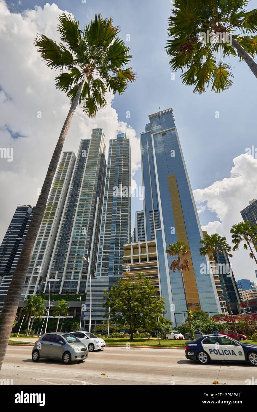 Cinta Costera, Panama City, Republic of Panama, Central America Stock ...