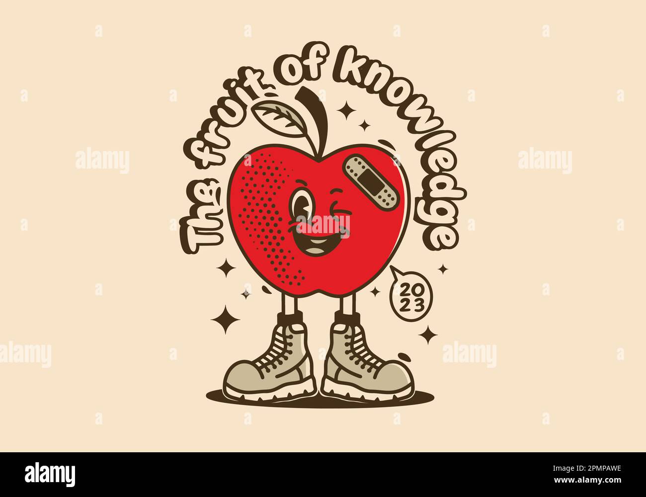 Cartoon Shoe Logo With Smiling