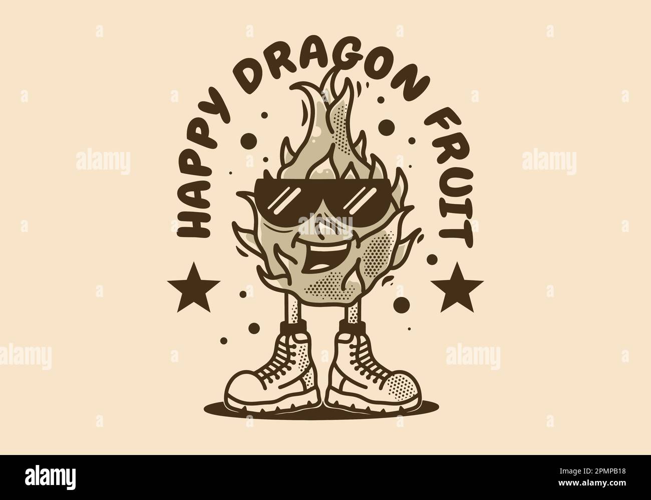 Cartoon illustration dragon smiling Stock Vector Images - Alamy