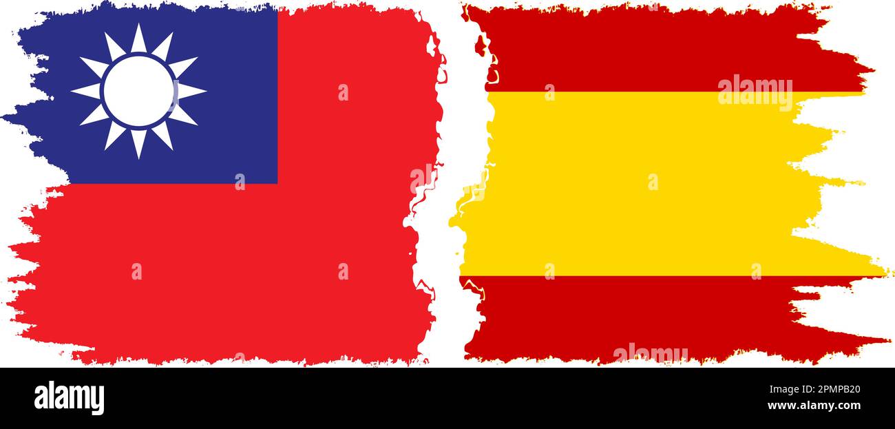 Taiwan spain flag hi-res stock photography and images - Alamy