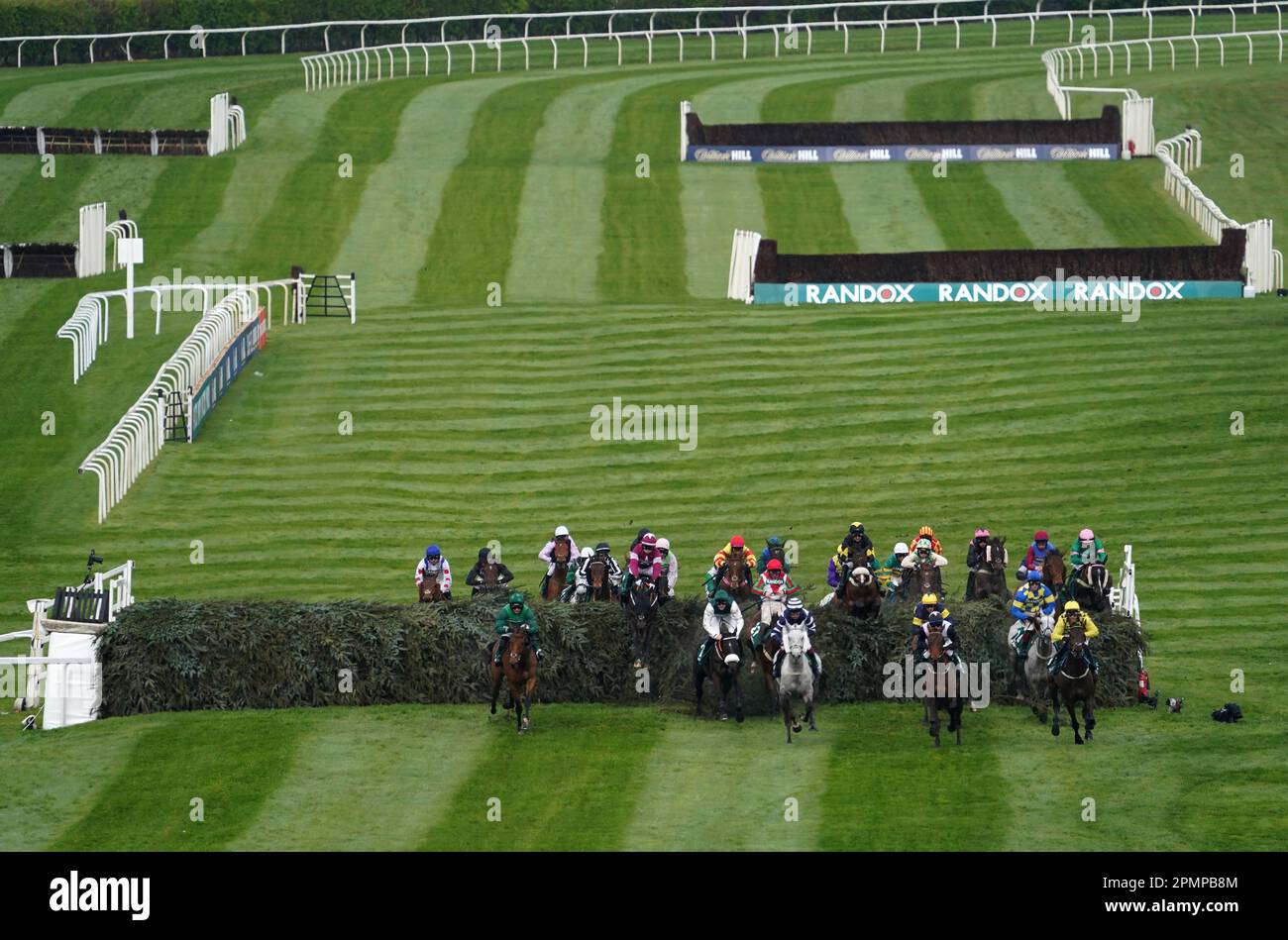 Runners and riders tackle the The Chair during the Randox Supports Race ...