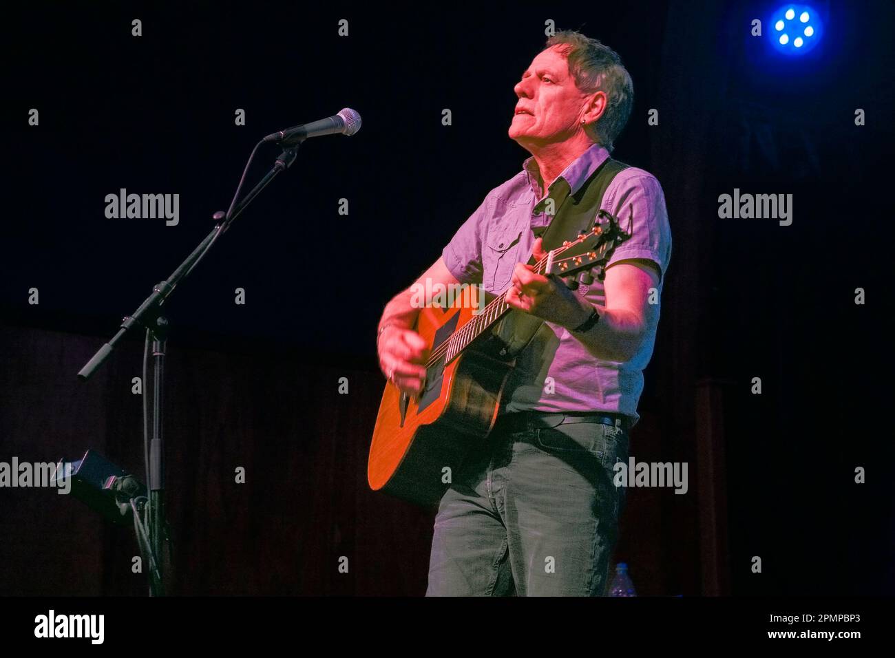 Welsh singer, songwriter, Martyn Joseph in concert Stock Photo - Alamy