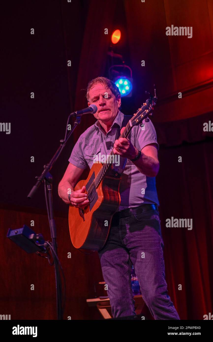 Welsh singer, songwriter, Martyn Joseph in concert Stock Photo - Alamy