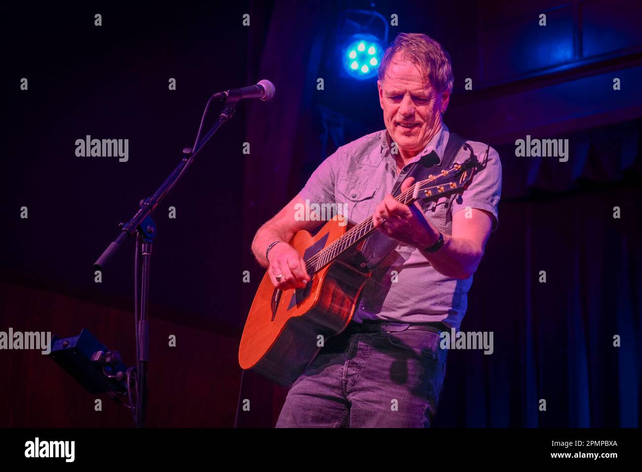 Welsh singer, songwriter, Martyn Joseph in concert Stock Photo - Alamy