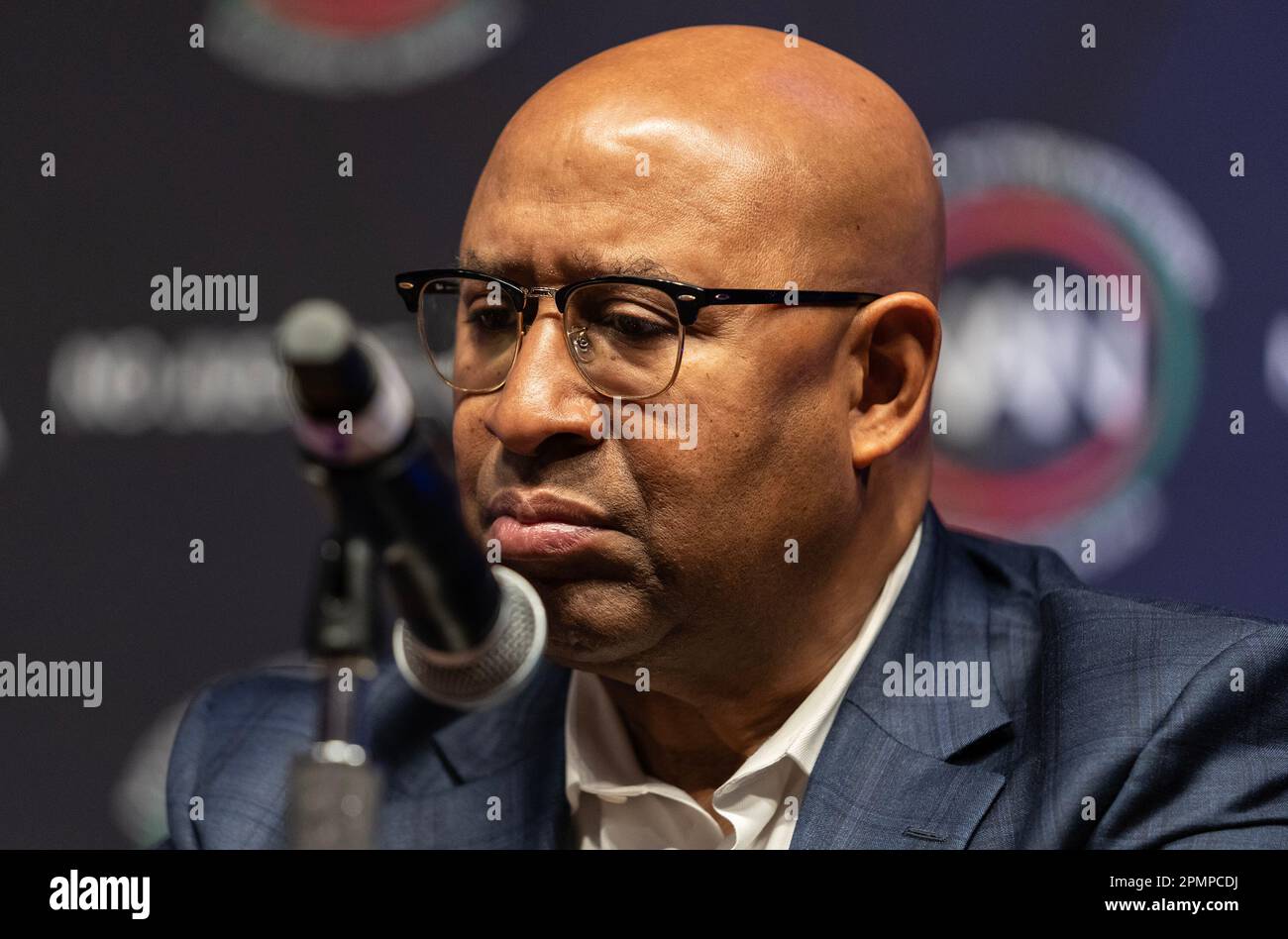 New York, New York, USA. 13th Apr, 2023. Philadelphia mayor James ...