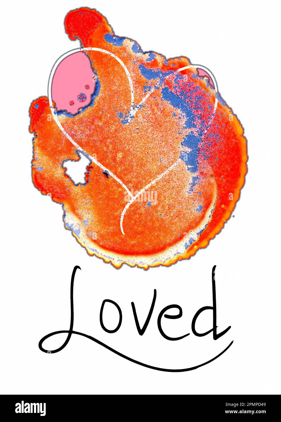 Red vertical line painting Cut Out Stock Images & Pictures - Alamy