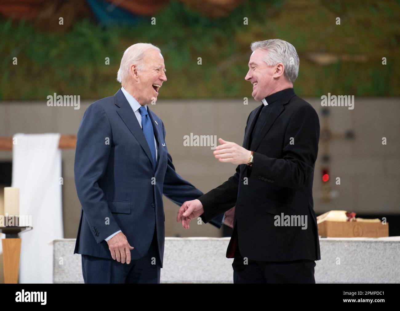 Handout photo issued by Government of Ireland of US President Joe Biden ...