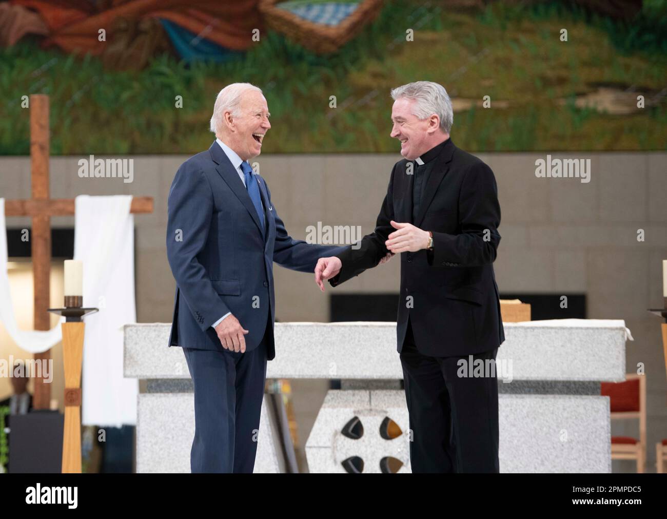 Handout photo issued by Government of Ireland of US President Joe Biden ...