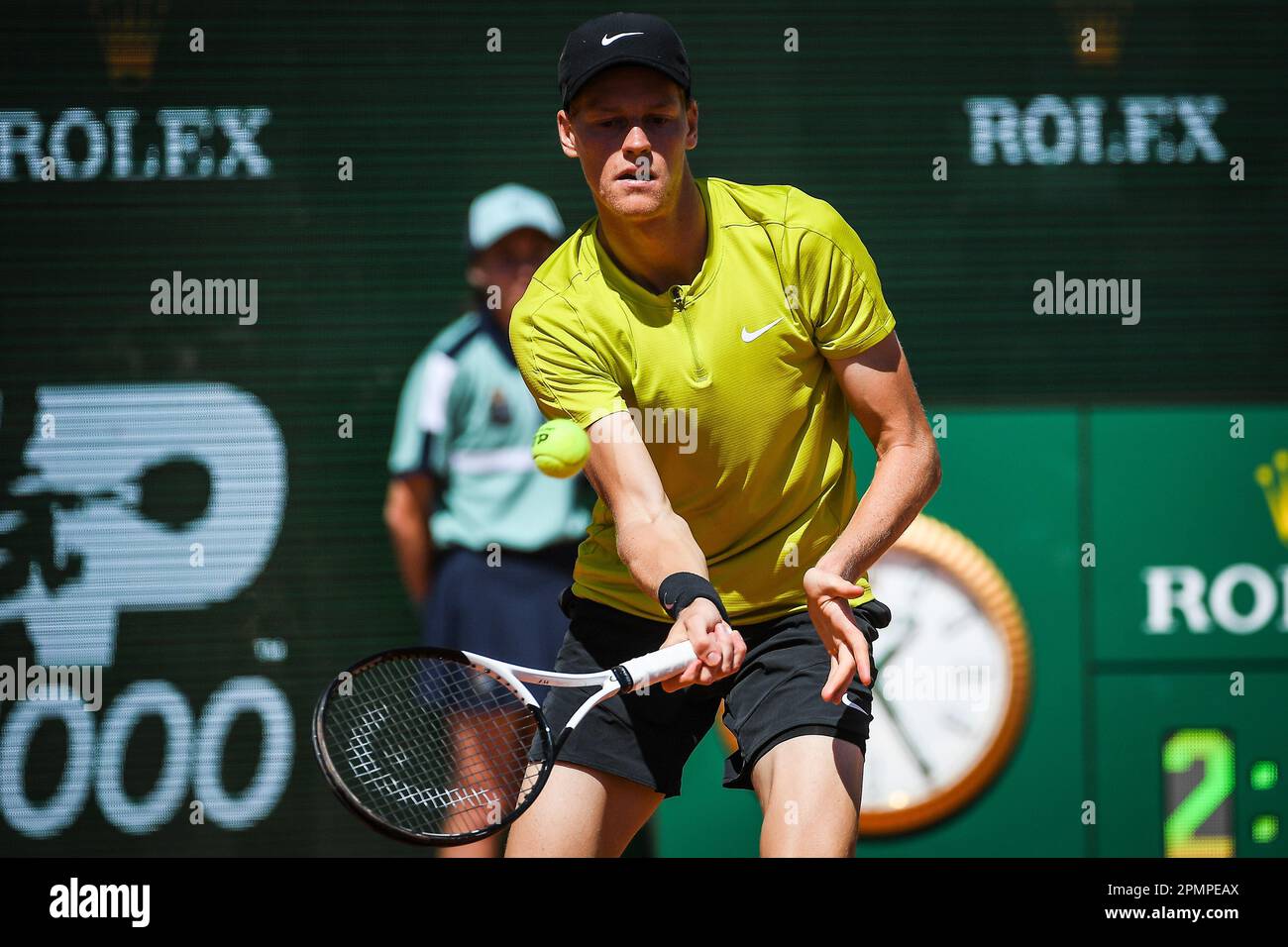 Jannik SINNER of Italia during the Rolex Monte-Carlo, ATP Masters 1000 ...