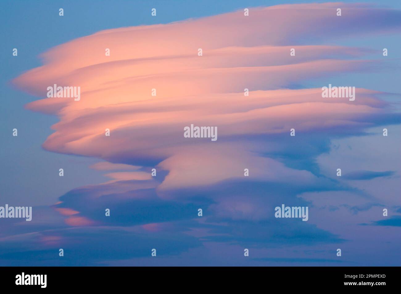Lenticular cloud; Kronotsky Zapovednik, Kamchatka, Russia Stock Photo ...