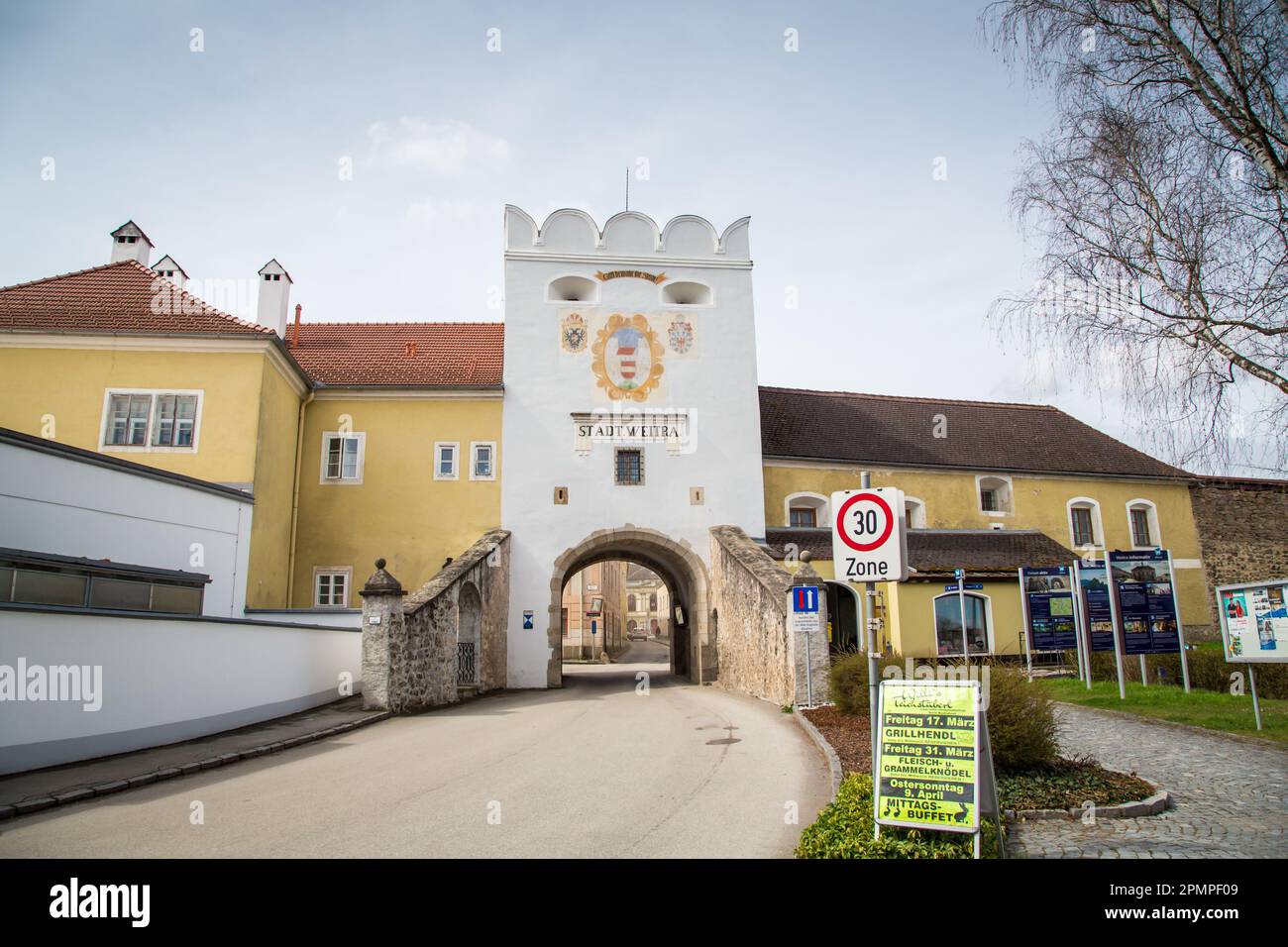 Town gate Weitra, Waldviertel, Austria Stock Photo - Alamy