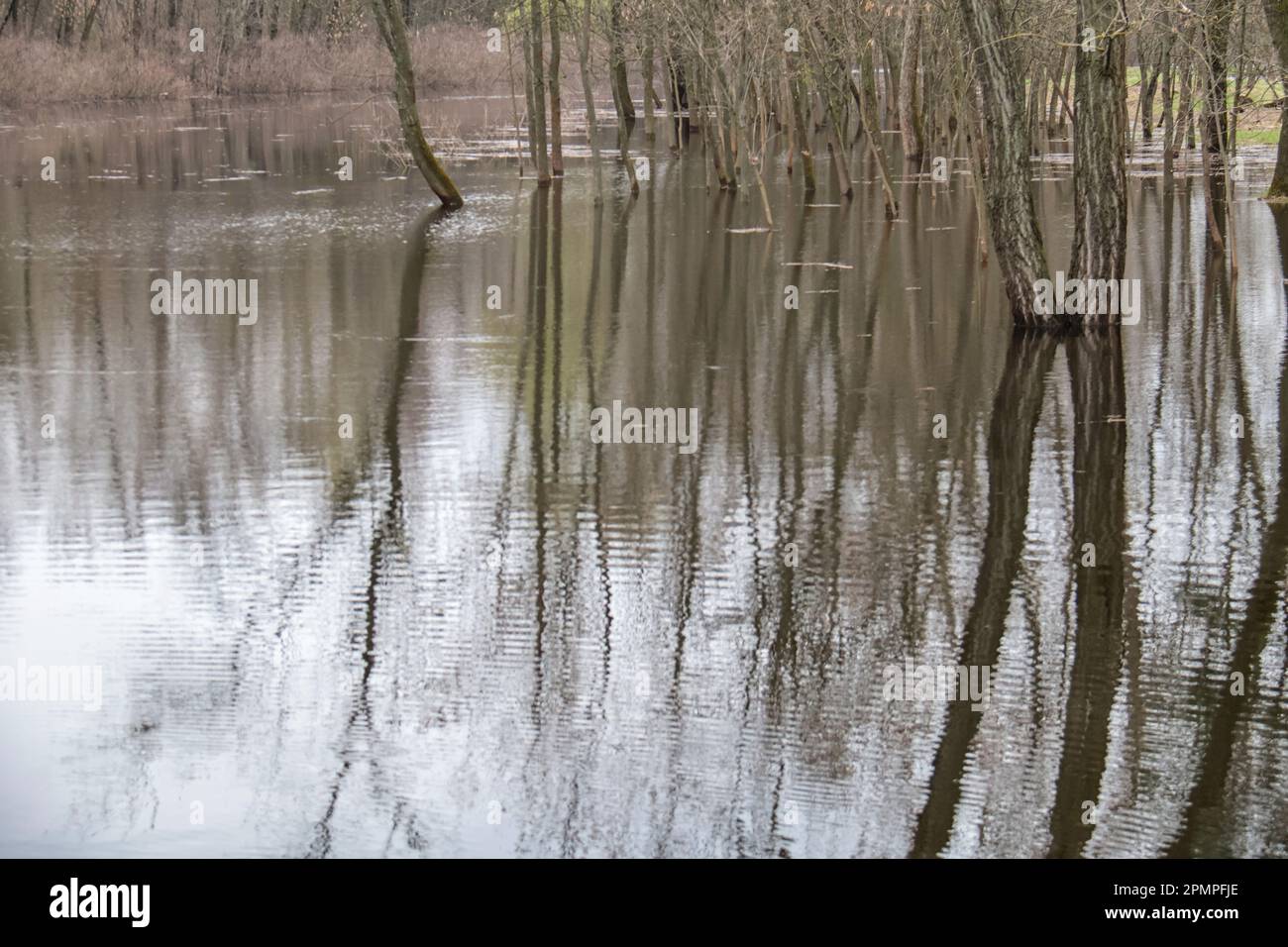 Non Exclusive: KYIV, UKRAINE - APRIL 13, 2023 - The water levels rise ... Non Exclusive: KYIV, UKRAINE - APRIL 13, 2023 - The water levels rise ...