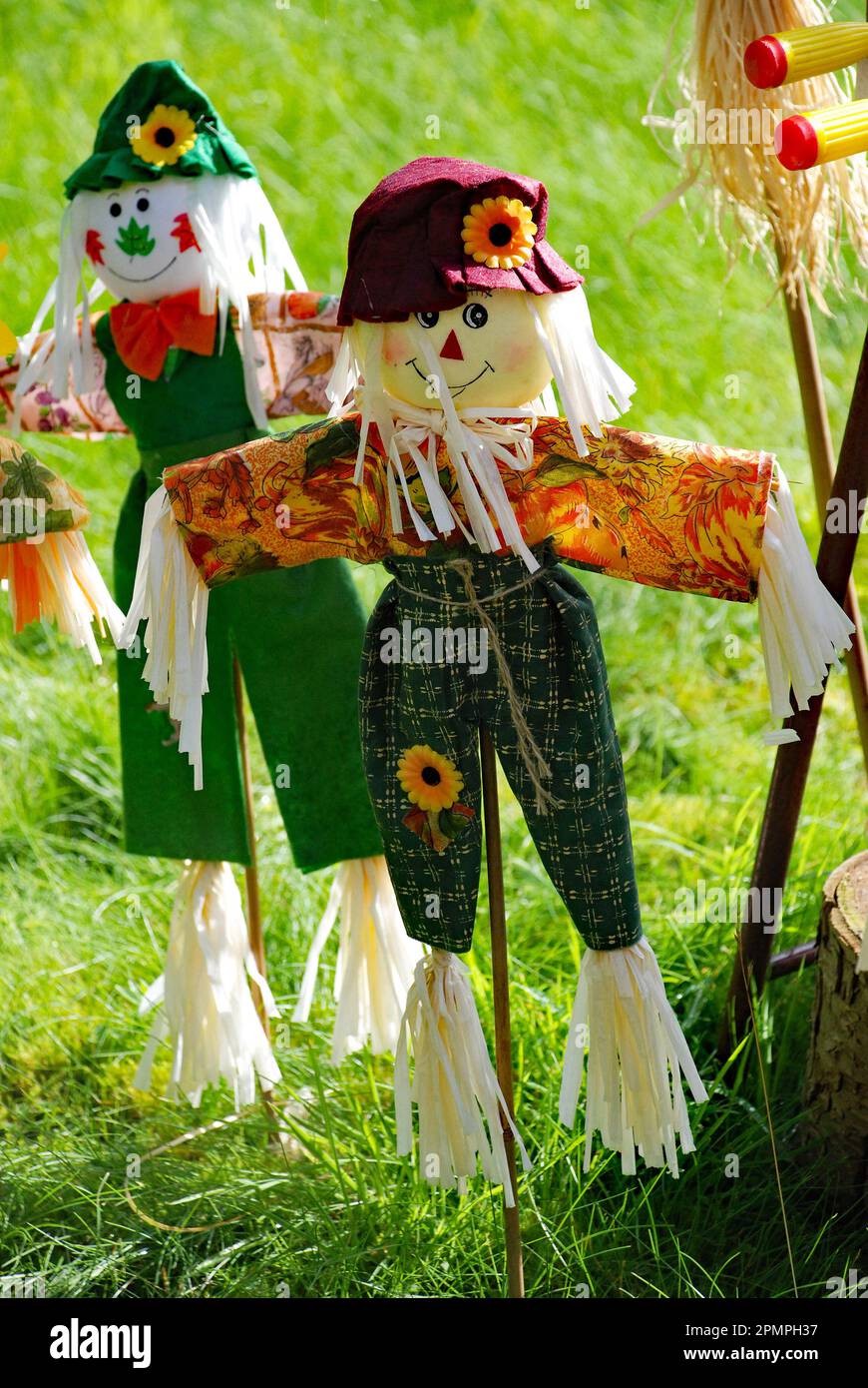 Scarecrow Festival held at Kettlewell in the Yorkshire Dales National ...