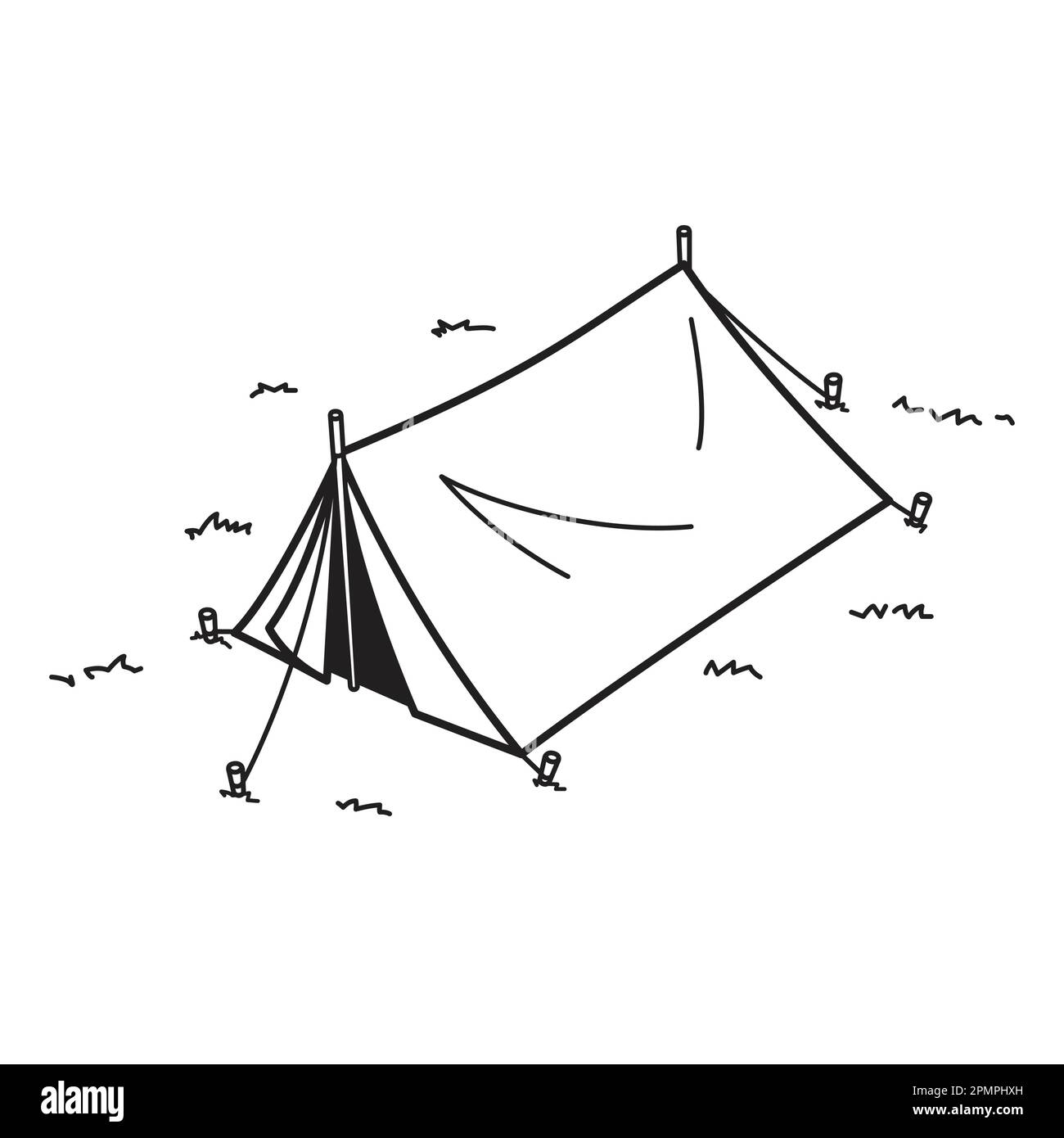 Summer hiking picnic pattern Cut Out Stock Images & Pictures - Alamy