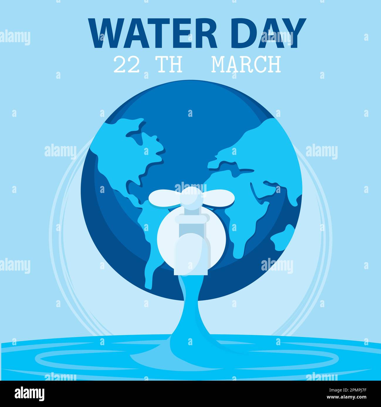 World water day poster background Vector Stock Vector Image & Art - Alamy