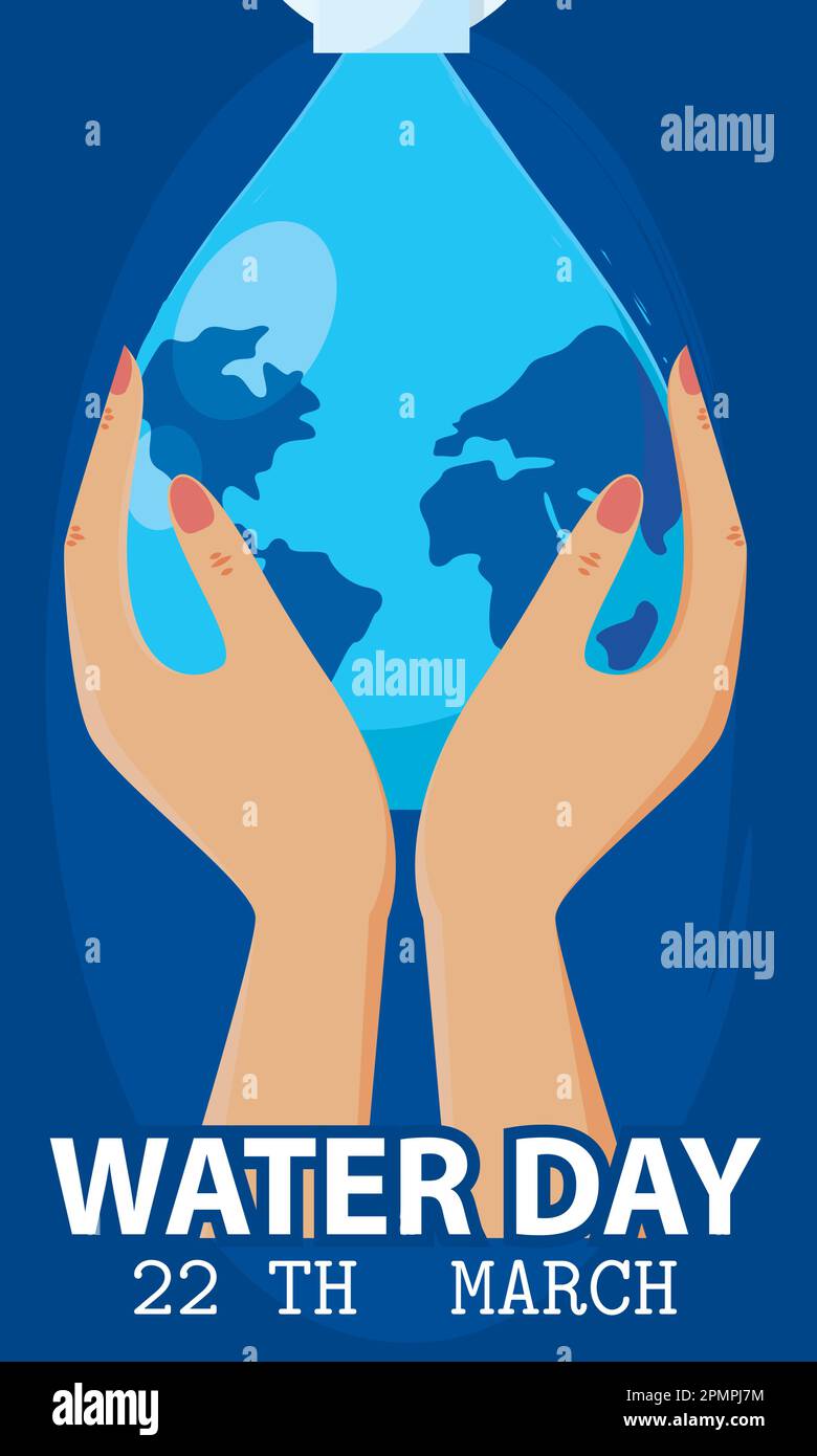 World Water Day Poster Background Vector Stock Vector Image And Art Alamy