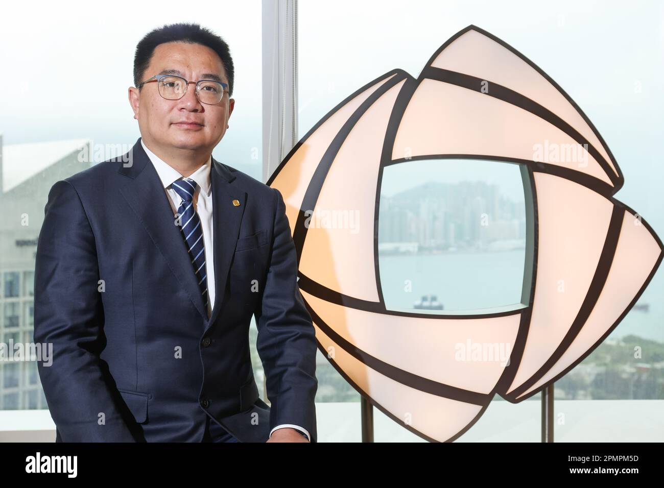 Lan Tianshi, Joint CEO of GCL Technology, poses for a picture at International Commerce Centre ...