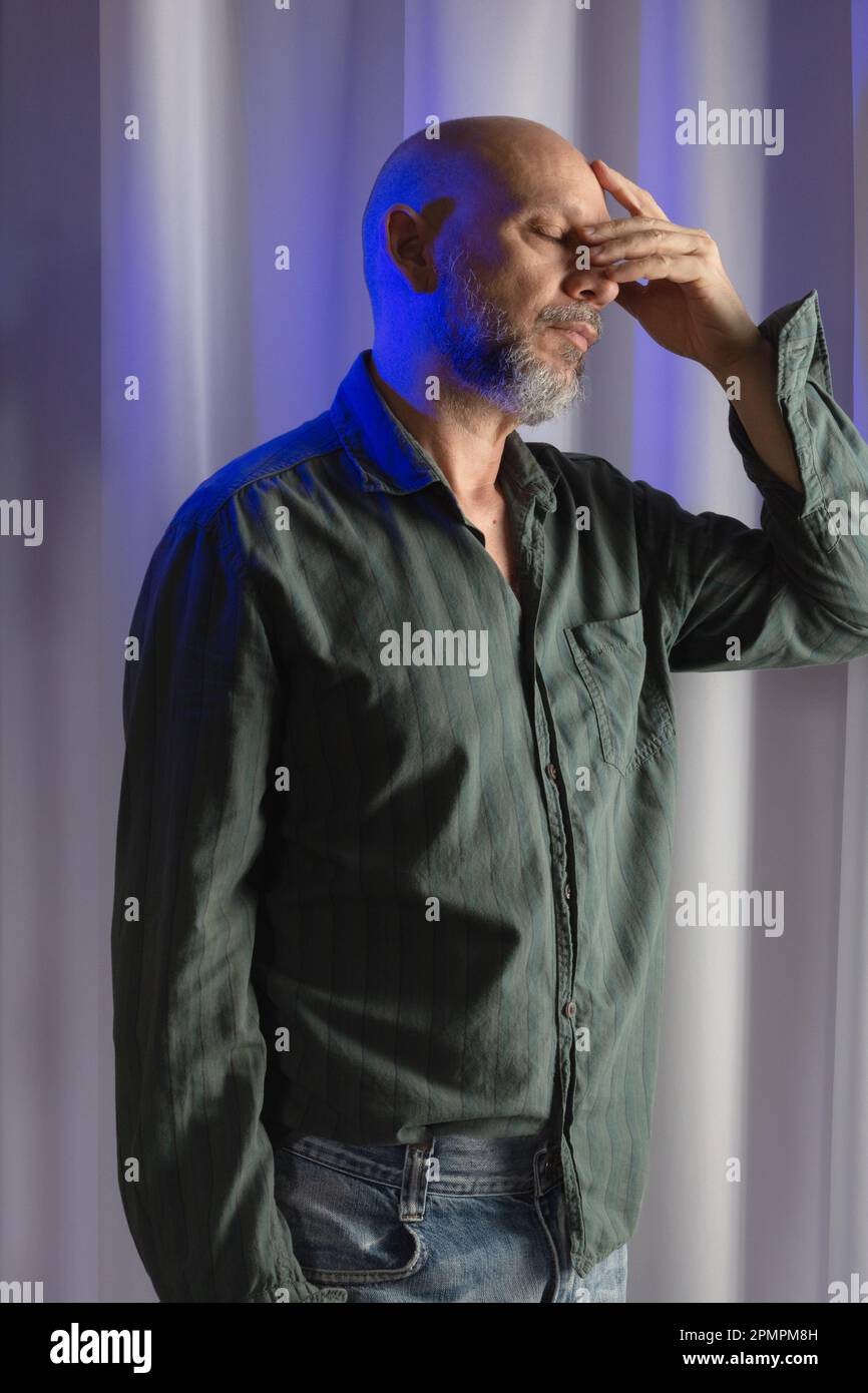 Worried Man Standing