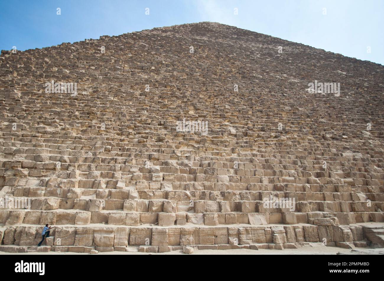 Pyramid at Giza; Giza, Egypt Stock Photo - Alamy