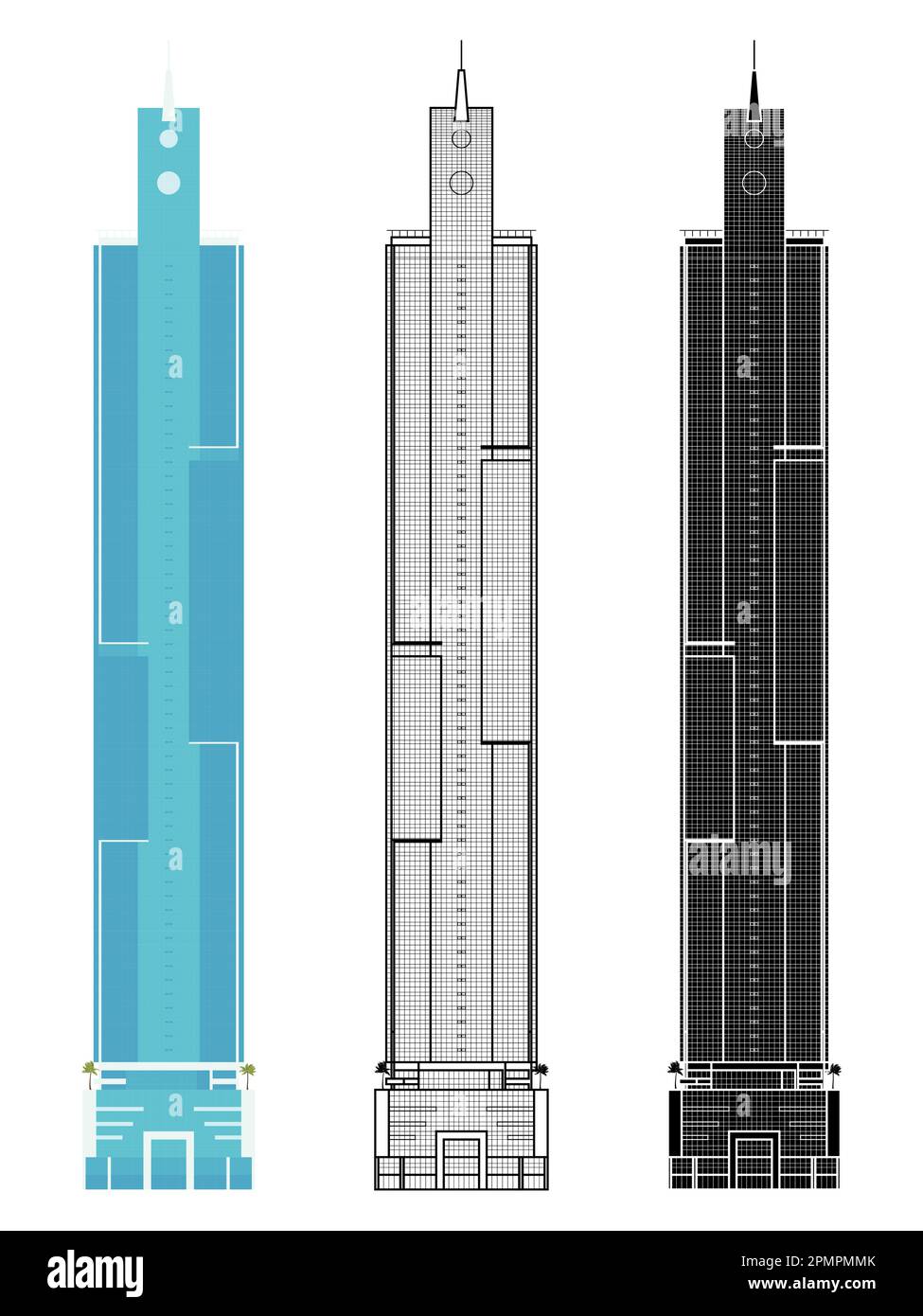 Landmark tall structure building Cut Out Stock Images & Pictures - Alamy