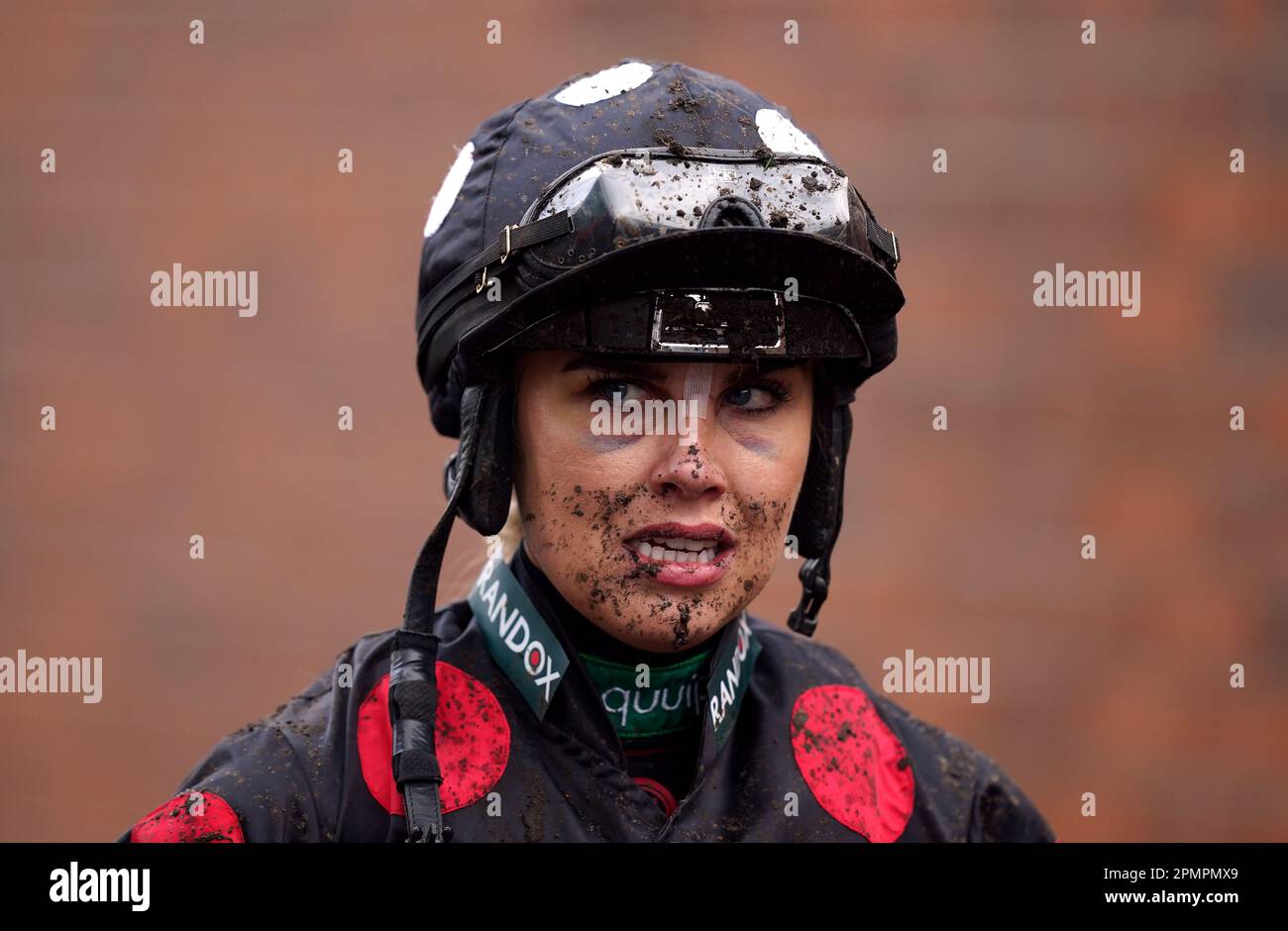 Jockey Aine Bernadette O'Connor during day two of the Randox Grand ...