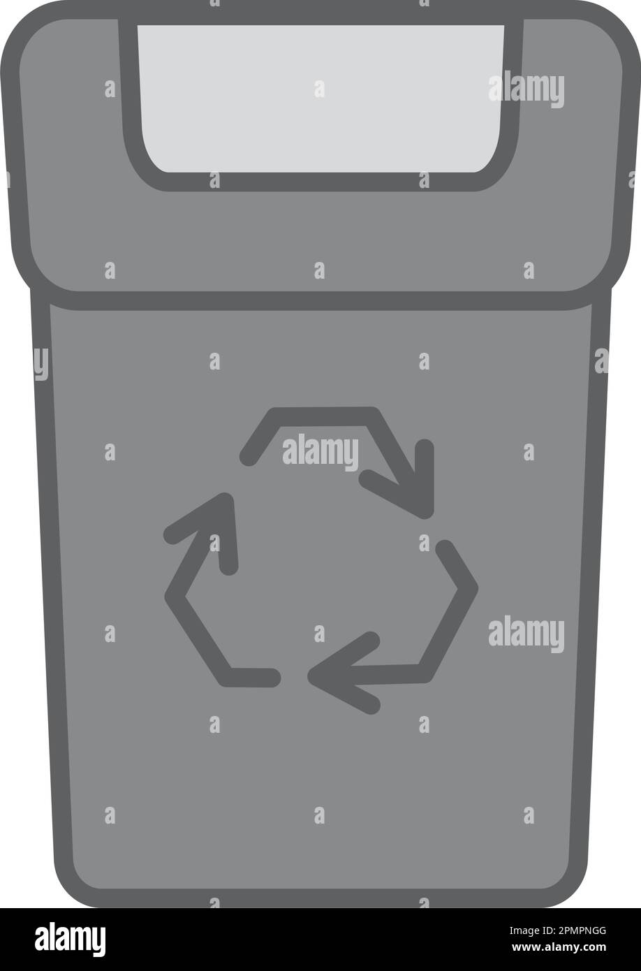 Isolated colored paper bin office supply icon Vector Stock Vector Image ...