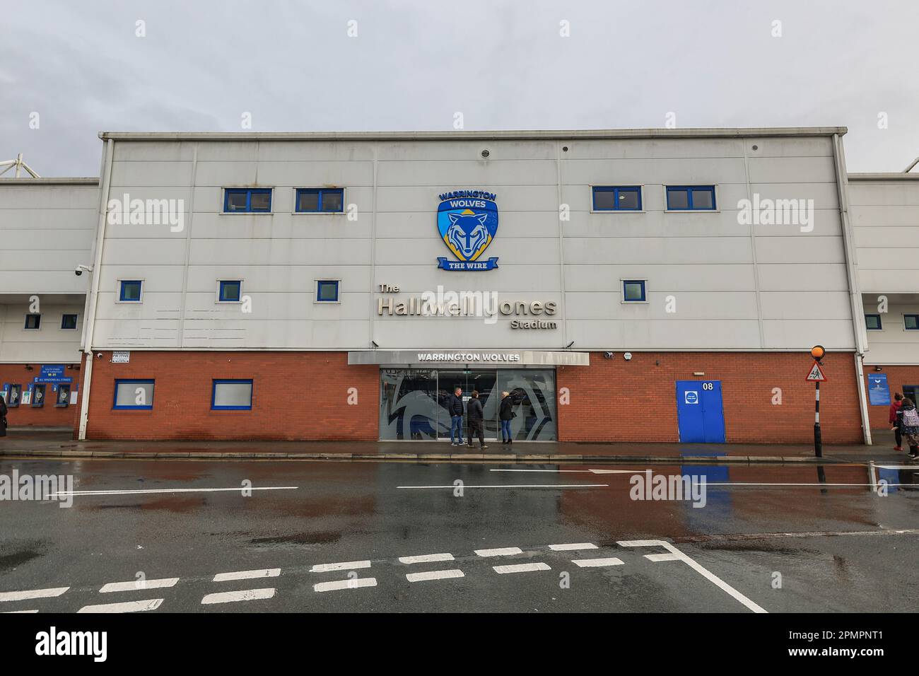 Warrington, UK. 14th Apr, 2023. A general view of the Halliwell Jones ...