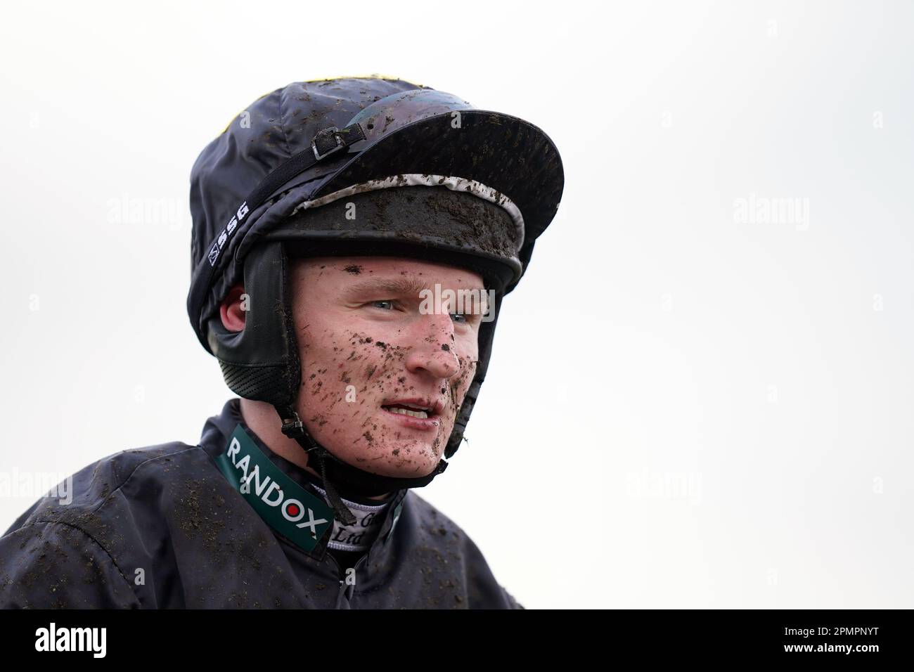 Jockey Harry Kimber during day two of the Randox Grand National ...