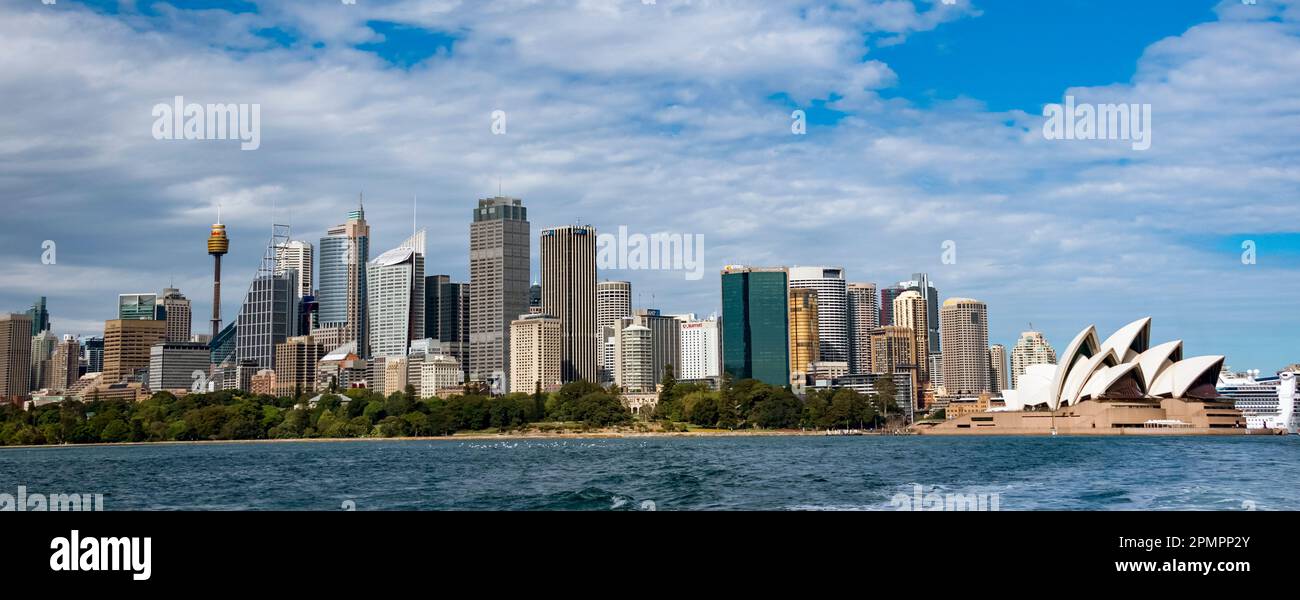 Panoramic skyline of Sydney; Sydney, Australia Stock Photo - Alamy