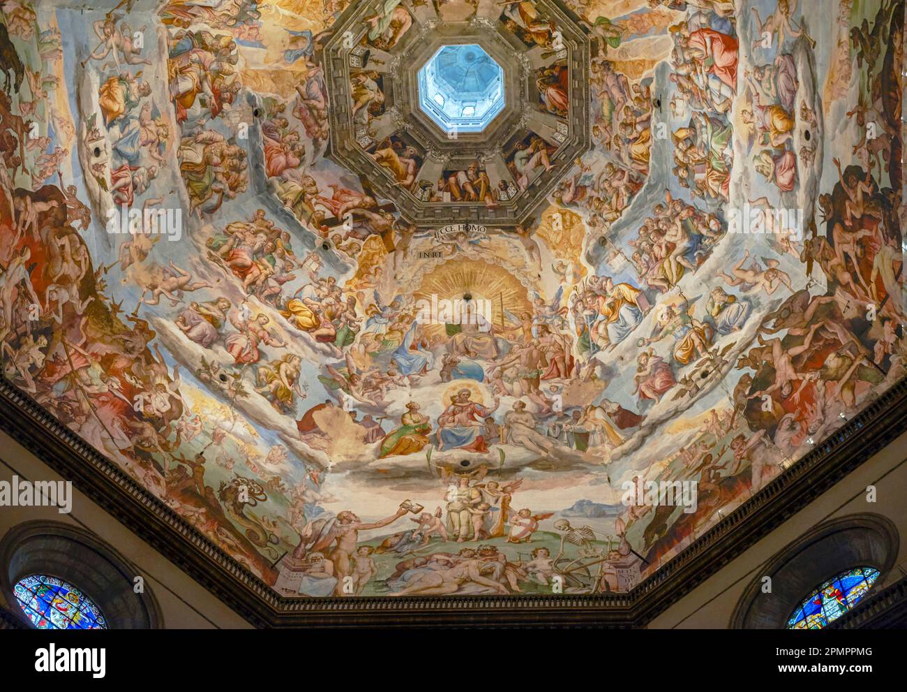 Impressive Brunelleschi dome in Santa Maria del Fiore cathedral in ...